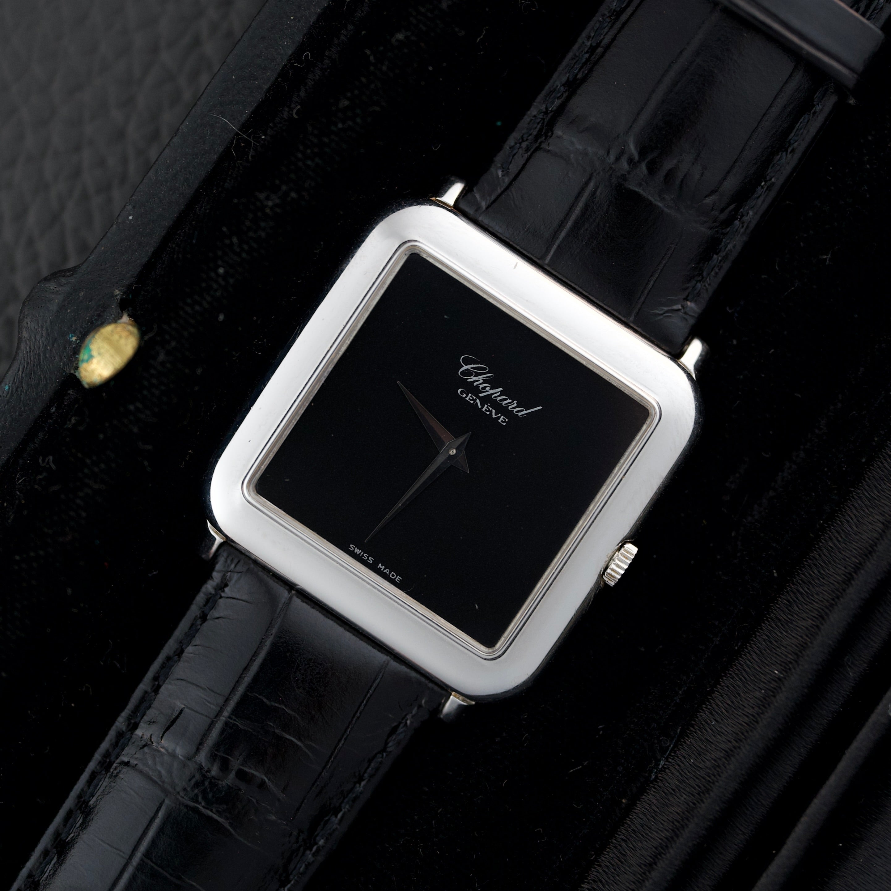 Chopard Onyx 18K white gold Ref.2041 - 1970s – The Ticking Watch